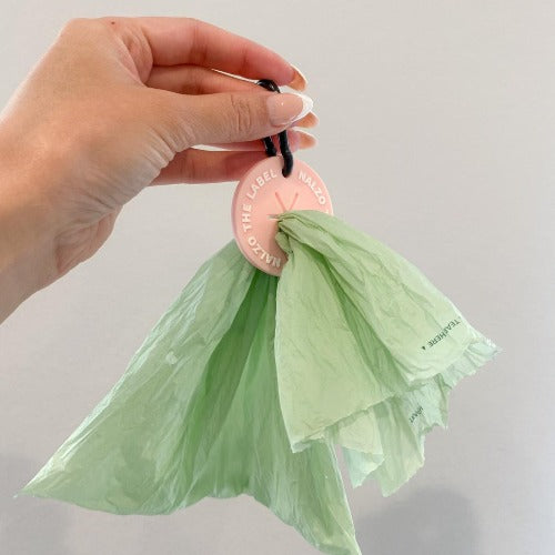 Baby Pink Poop Bag Tag » Dog Poop Bag Tag - NALZO The Label